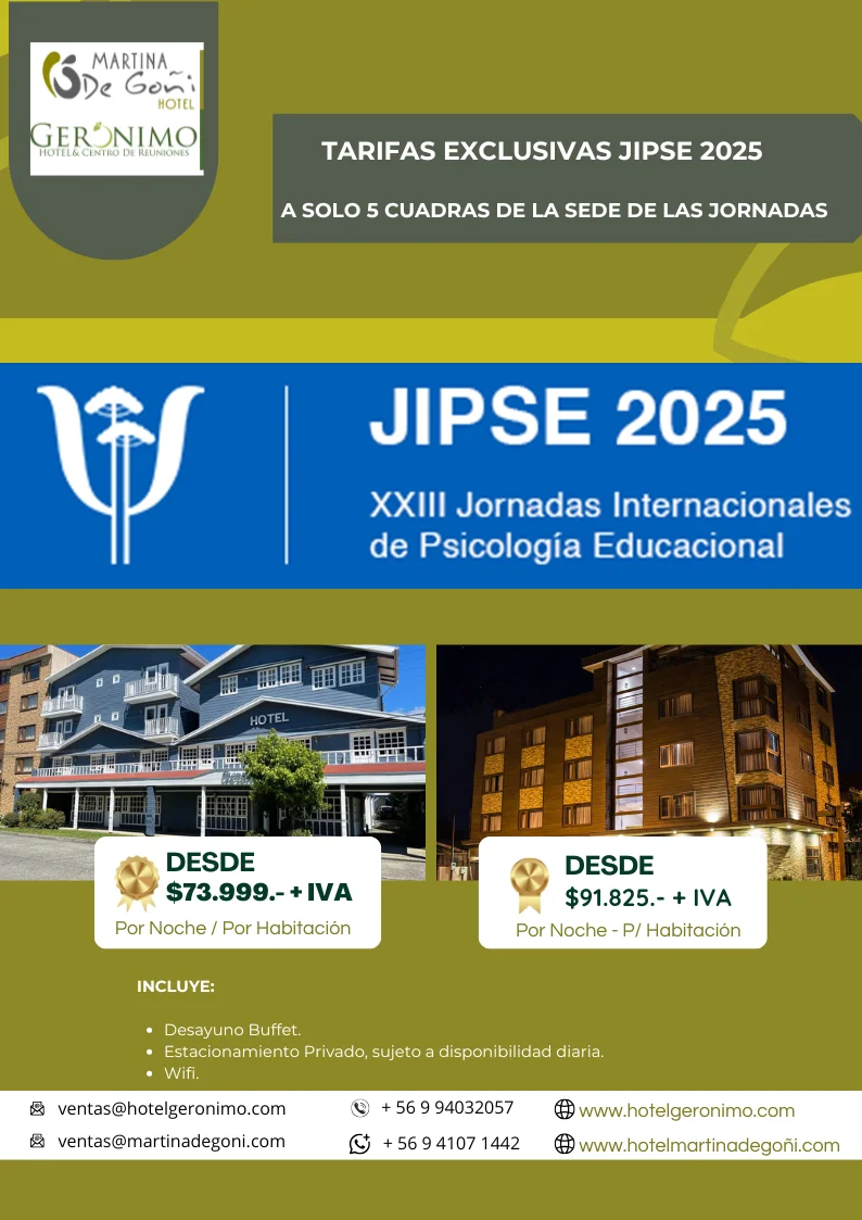 ALOJAMIENTOS | JIPSE 2025 | Pucón Chile